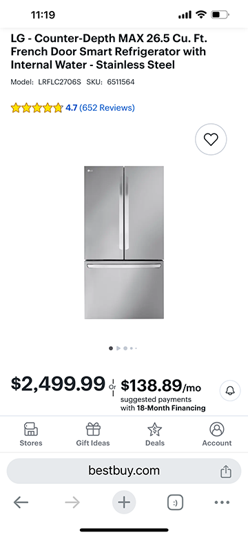 냉장고 팝니다. Early Black Friday SALE!! > 중고장터 | GTKSA